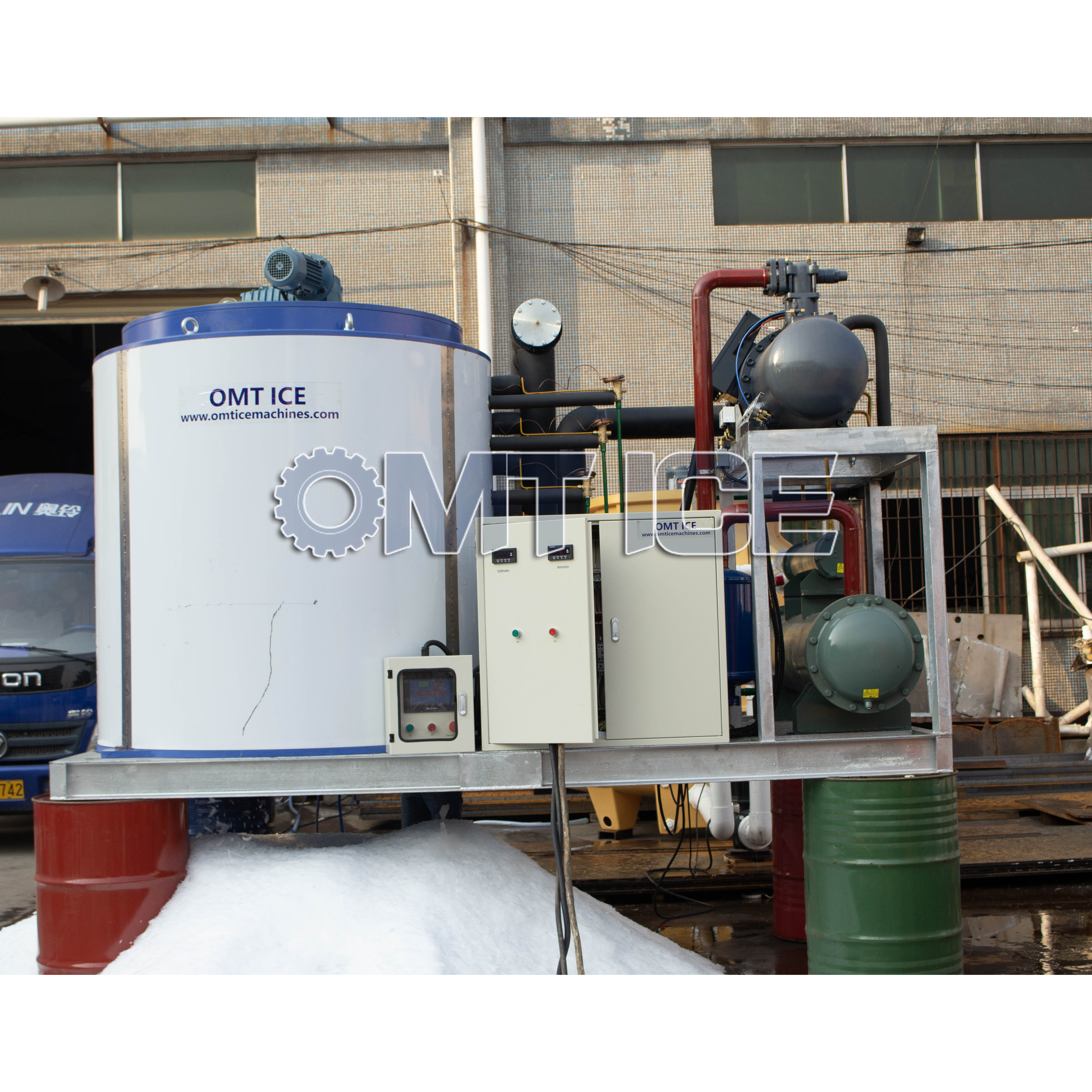 Vogt 20Ton Industrial Flake Ice Machine Large Ice Maker manufacturers ...